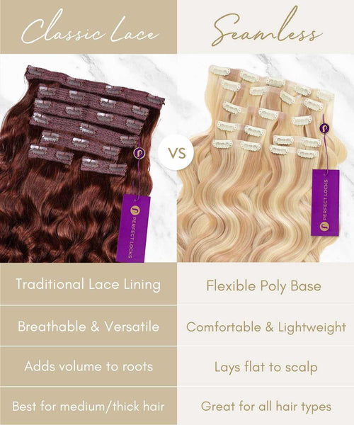 Curly Clip-In Hair Extensions | 7 Piece Set – Perfect Locks