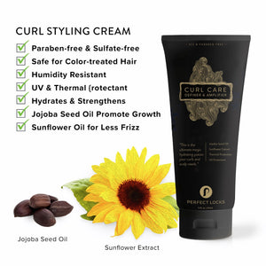 Curly Hair Care Styling Cream – Perfect Locks
