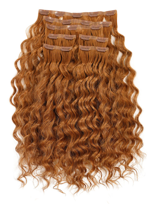 Curly Seamless Clip-In Hair Extensions | 7 Piece Set – Perfect Locks
