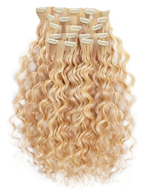 Curly Seamless Clip-In Hair Extensions | 7 Piece Set – Perfect Locks