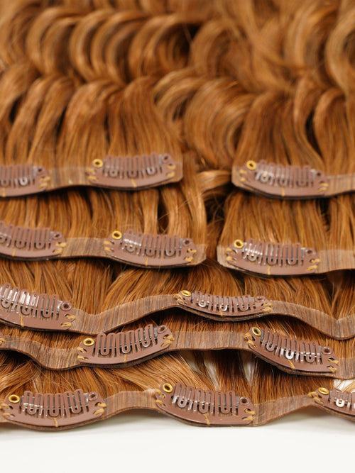 Curly Seamless Clip-In Hair Extensions | 7 Piece Set – Perfect Locks