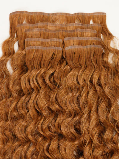 Curly Seamless Clip-In Hair Extensions | 7 Piece Set – Perfect Locks