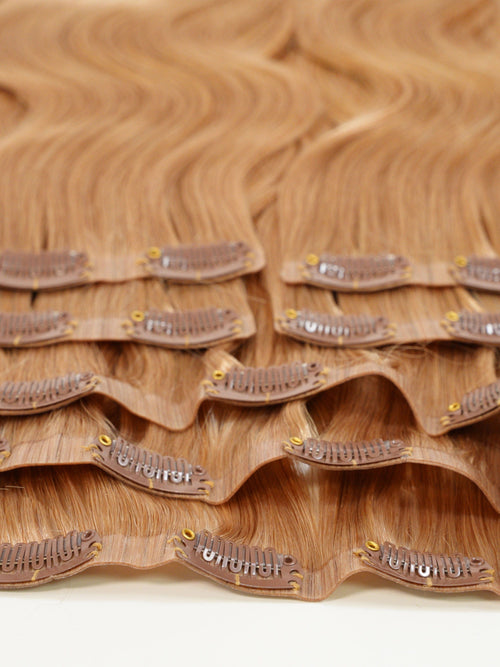 Wavy Seamless Clip-In Hair Extensions | 7 Piece Set – Perfect Locks